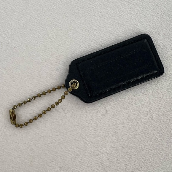 Coach | Bags | Coach Black Bag Tag | Poshmark